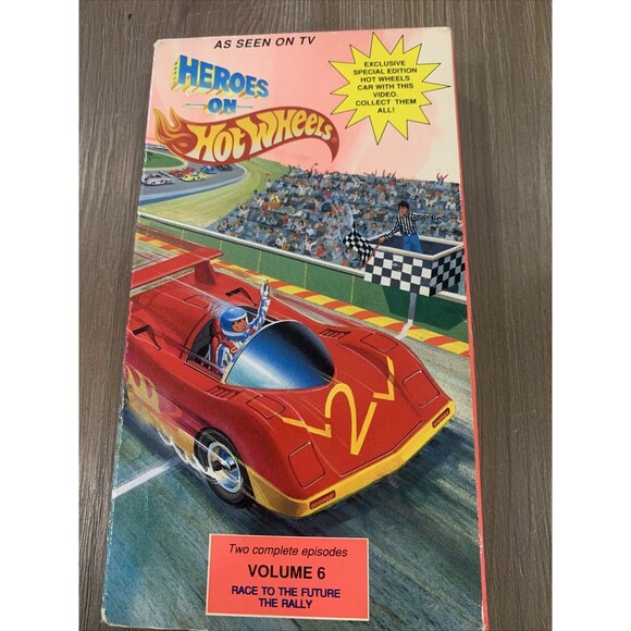 Media | Heroes On Hot Wheels Volume 6 Vhs Race To The Future The Rally ...